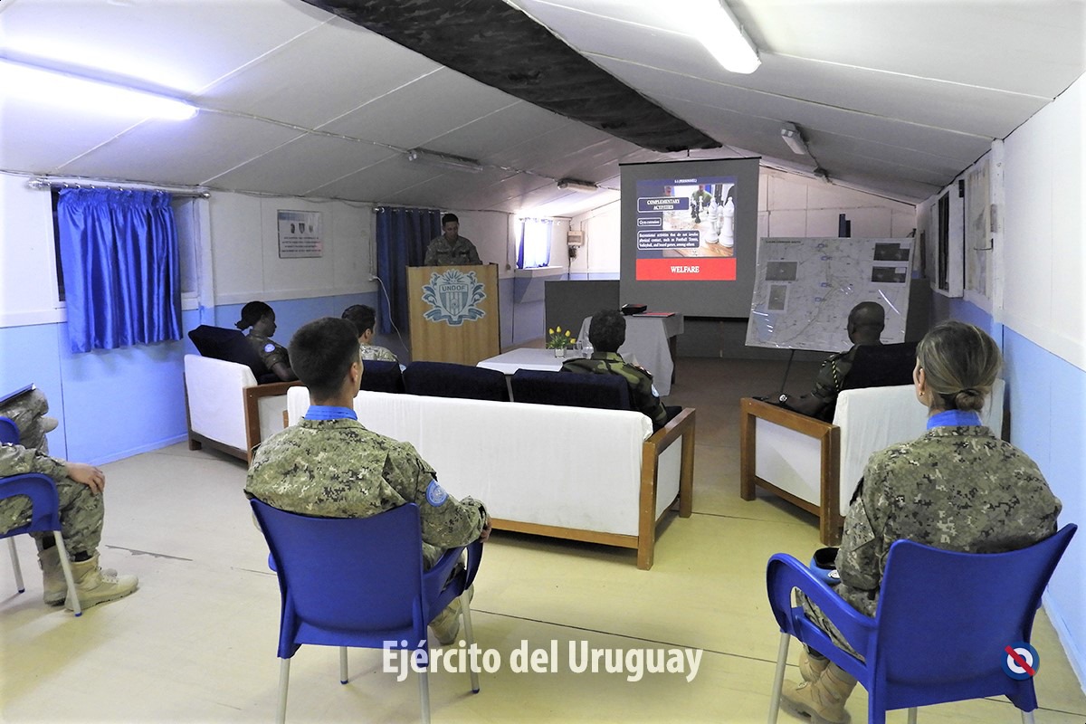 Visita de la Deputy Force Commander de la Misión UNDOF - Ejército Nacional