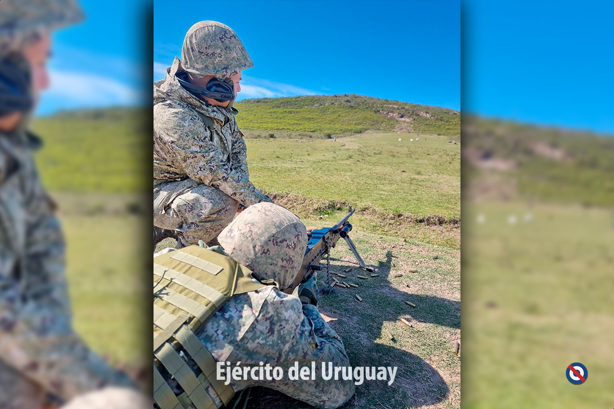 Instrucción con armamento individual y colectivo - Ejército Nacional