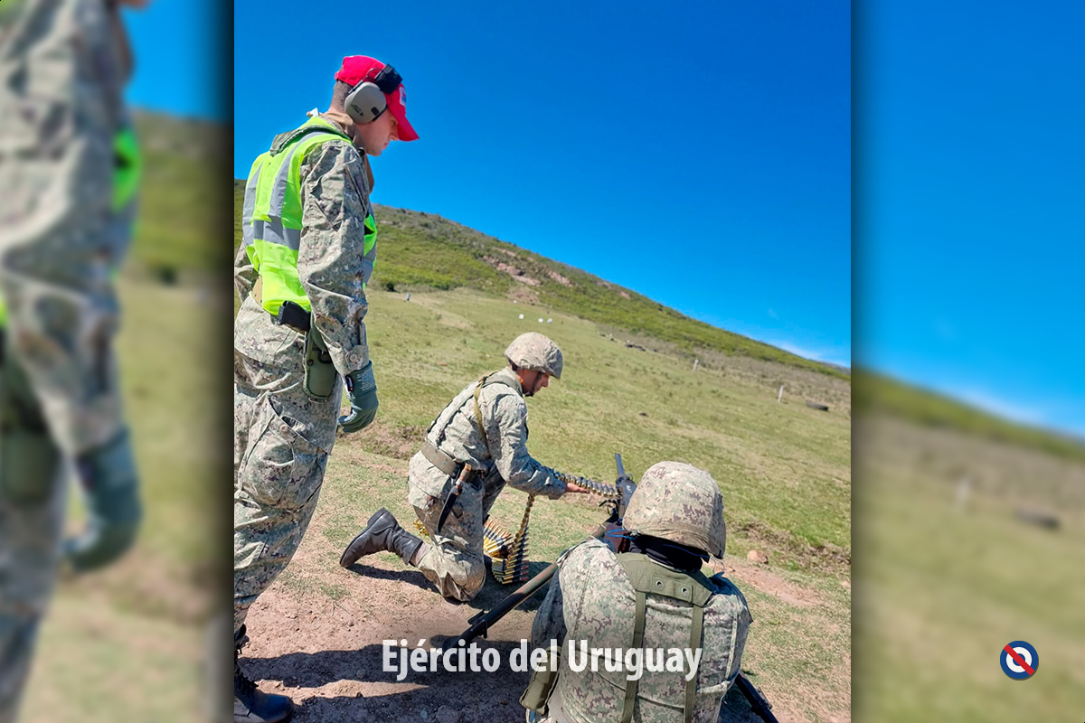 Instrucción con armamento individual y colectivo - Ejército Nacional