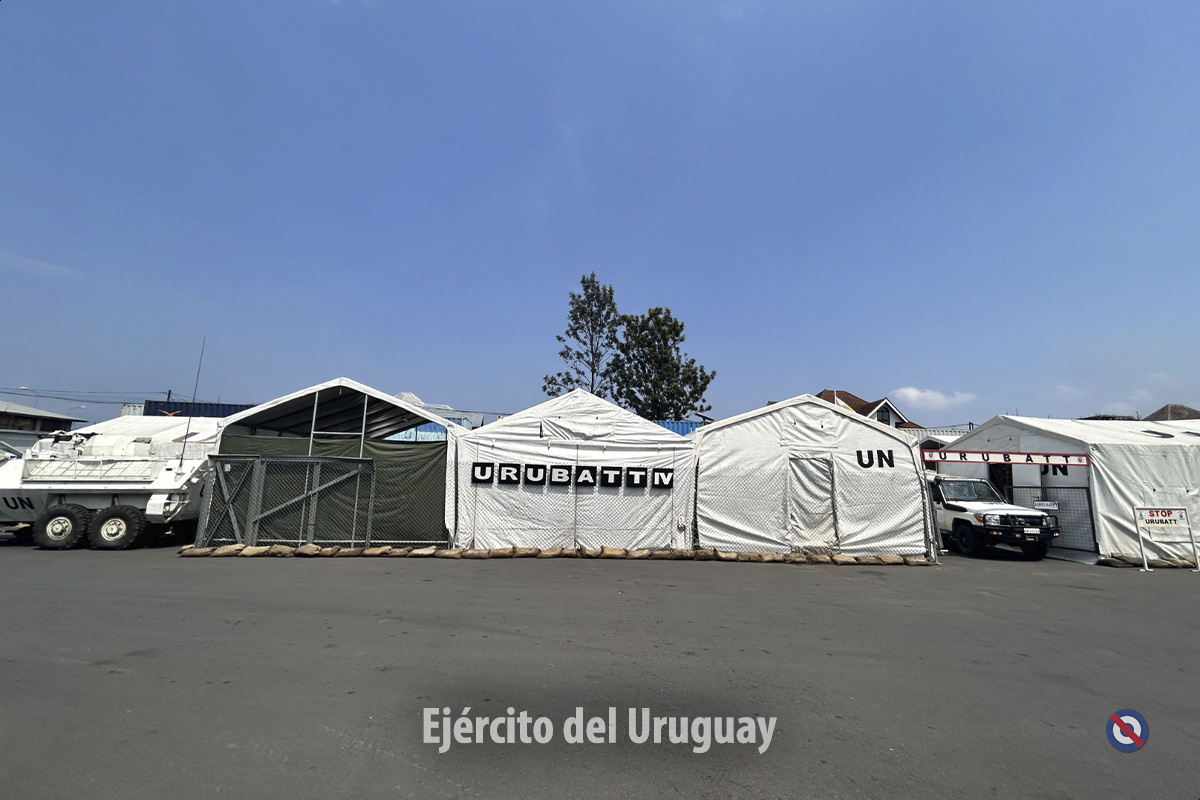Custodia en la Base Logística de la MONUSCO - Ejército Nacional